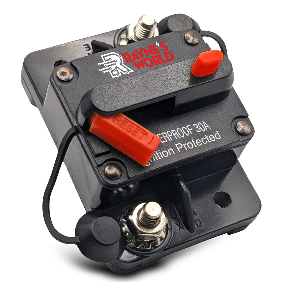 30A-300 Amp Waterproof Circuit Breaker Manual Reset 12-48V DC – Rayne's ...